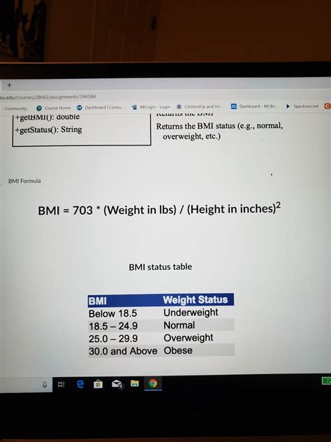 solved write a java program that calculates the bmi the