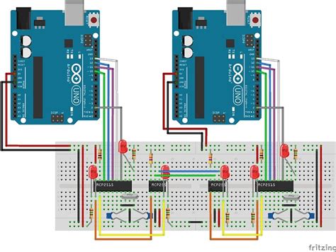 Solved CAN Network With MCP MCP Wiring Problem Networking Protocols And Devices