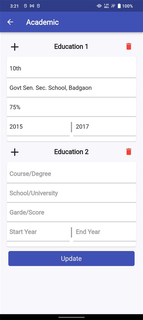 Resume Maker Flutter App By Elsnertechnologies Codecanyon