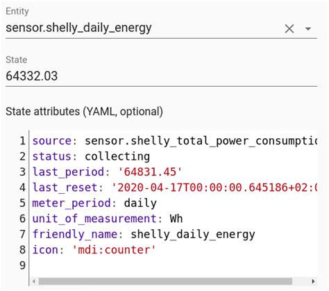 Reset Values Of Utility Meter Configuration Home Assistant Community