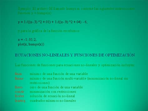 Programando En Matlab Presentación Powerpoint