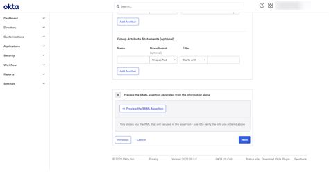 Configuring Saml Authentication For Okta In Applications Manager