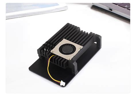 aluminium alloy case h for raspberry pi 5 with temperature