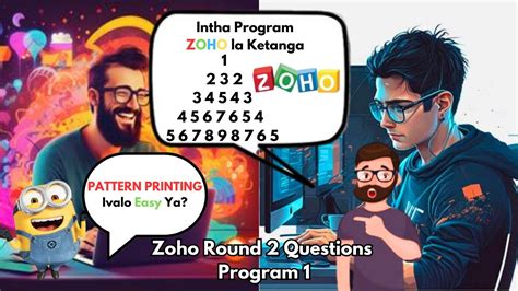 tamil pattern printing programming zoho round 2 program 1 zoho