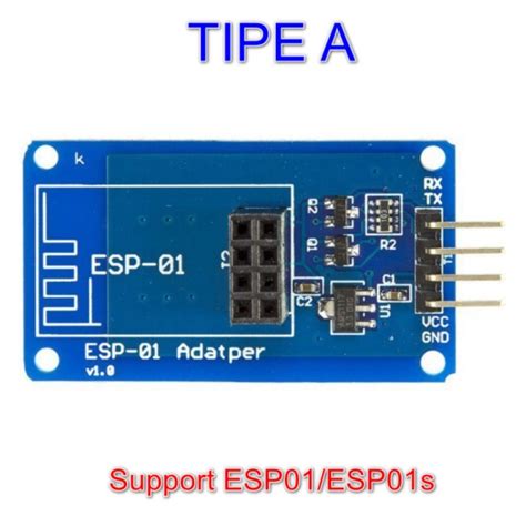 Jual Dijual Adapter Board For Esp8266 Serial Wi Fi Wireless Esp 01 3 3v 5v Arduino Type A