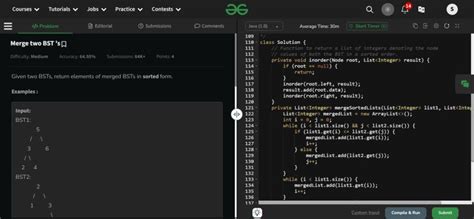 Geekstreak2024 Codingchallenge Java Binarysearchtrees Treetraversal Problemsolving
