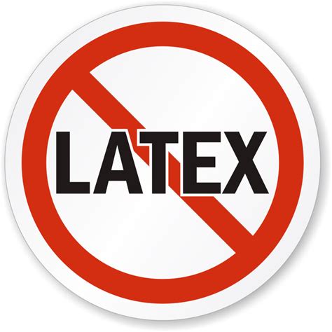 Latex Warnings Symbol