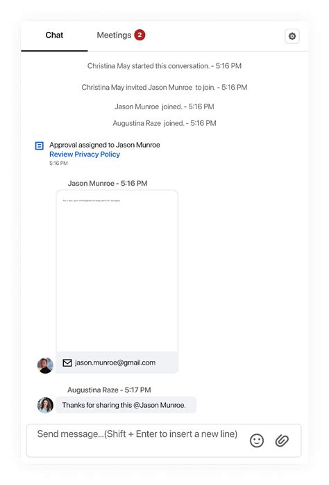 Workspace Settings Moxo Support