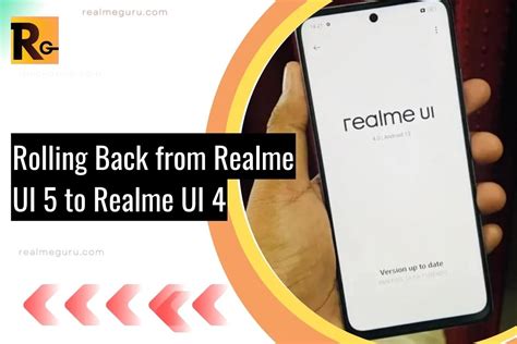 Rolling Back From Realme UI To Realme UI Here S How RealmeGuru
