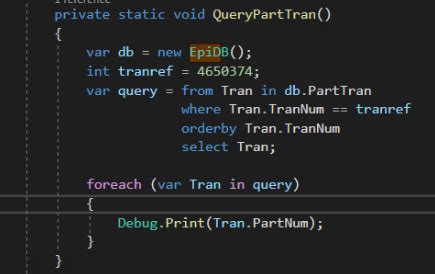 Sql C Linq Query Hanging Stack Overflow