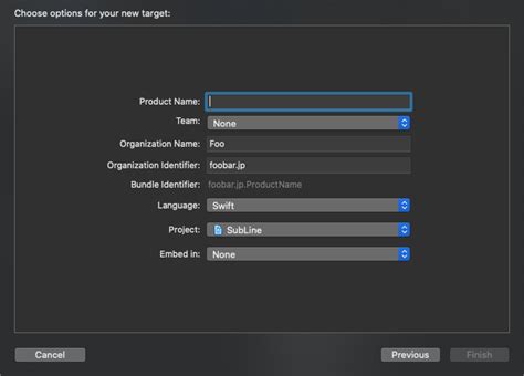 Should I Use Different Team And Bundle Identifier In Adding New Swift