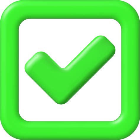 3d Right Button In Square Shape 35715459 Png