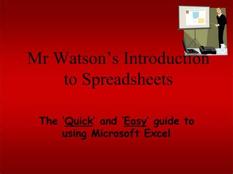 Introduction To Spreadsheets Pptx
