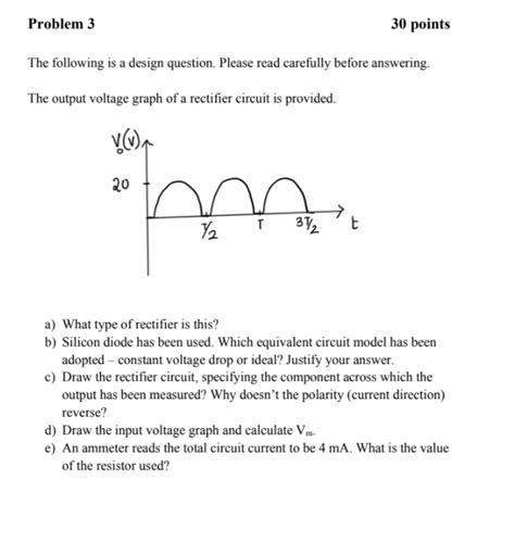 Solved Problem 3 30 Points The Following Is A Design Chegg Com