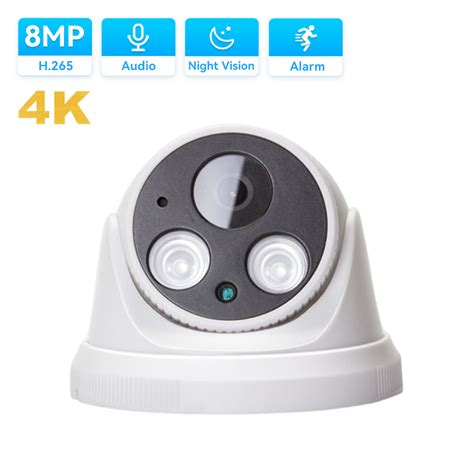 Hamrol 8mp Poe Network Ip Camera H265 5mpwired 4mp 2mp Surveillance Camera Motion Detection