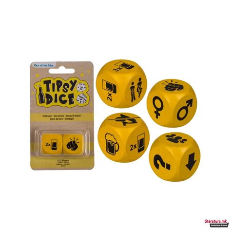 Игра за пиење Tipsy Dice Literatura Mk