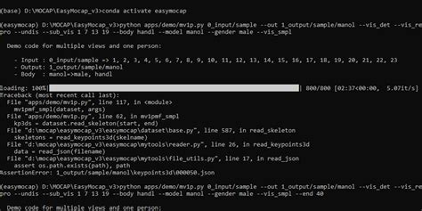 Error Using Mano · Issue 36 · Zju3dv Easymocap · Github
