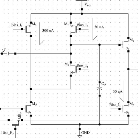 Schematic Of Preamplifier Download Scientific Diagram