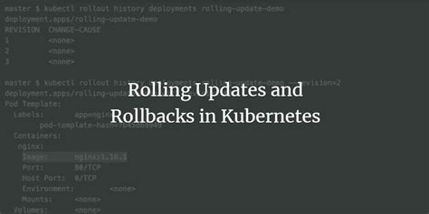 Rolling Updates And Rollbacks In Kubernetes Rolling Updates And Rollbacks In Kubernetes