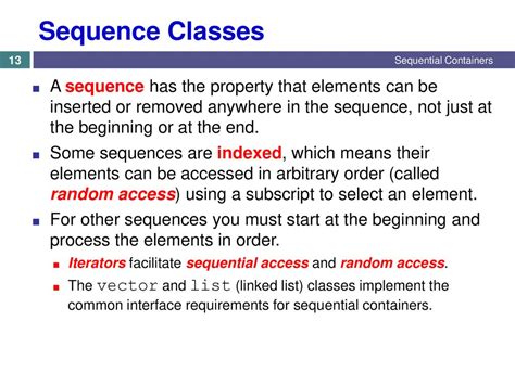 14 Sequential Containers Ppt Download
