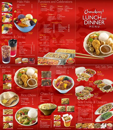 Chowking Menucard By Incuguy23 On Deviantart