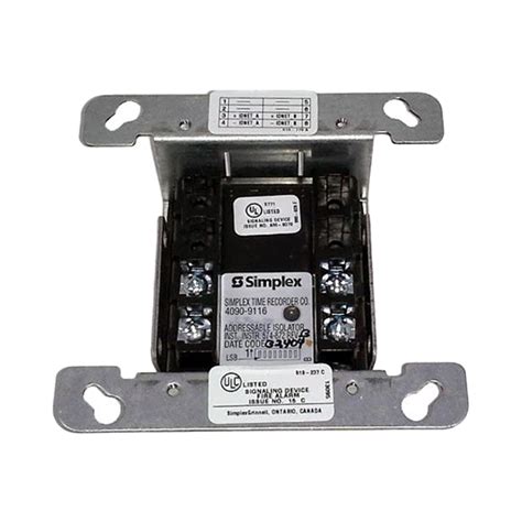 Simplex 4090 9116 Addressable Idnet 2 Isolator 1st Fire Alarm Supplier