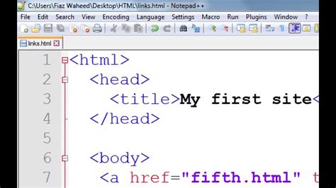 17 Html Hyperlinks Part 2 Youtube