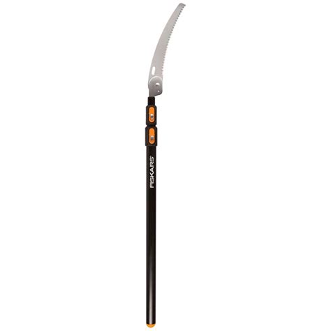 Fiskars 3 Ft 8 Ft Steel Curved Compact Extendable Pruning Saw