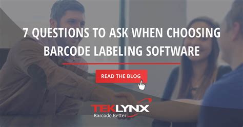 Questions To Ask When Choosing Barcode Label Software