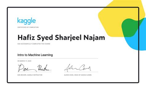Machinelearning Kaggle Datascience Artificialintelligence Python Ml Hafiz Syed Sharjeel