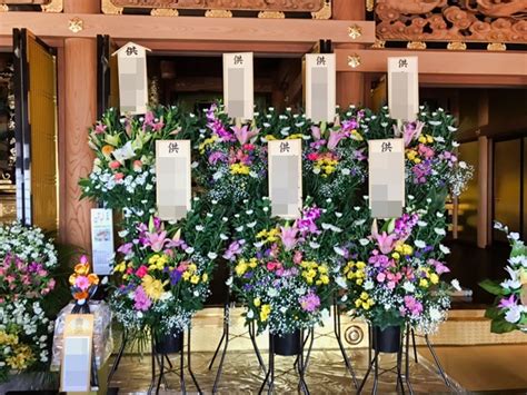 長野の花屋 ヌボー生花店 事例紹介 ご葬儀祭壇花