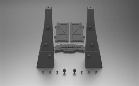 Jurassic Park Gate Template Jurassic Park Gate Template