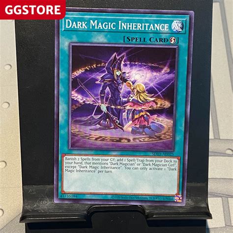 Bài Yugioh Chính Hãng Dark Magic Inheritance Common Sdid Ae025
