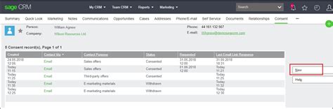 sage crm 2018 r2 consents in sage crm sage crm tips tricks and