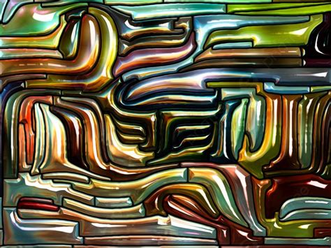 자연을 주제로 한 은유로서 아르누보를 연상시키는 스테인드 글라스 디자인으로 구성된 액체 패턴 시리즈 디자인 사진 배경 및 무료 다운로드를위한 그림 Pngtree