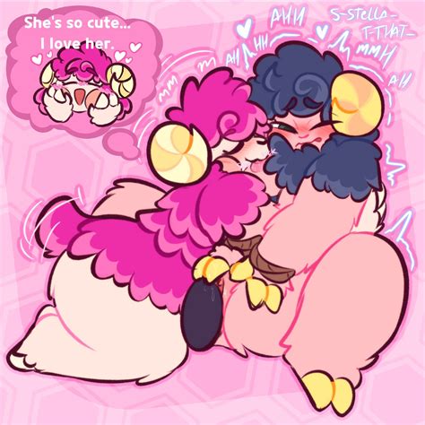 Rule 34 Animal Crossing Anthro Blush Bound Bovid Caprine Duo Eunice