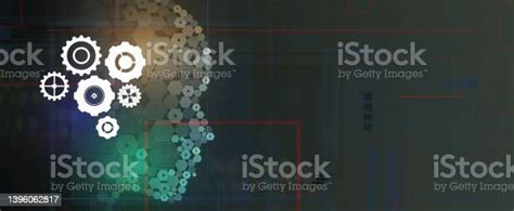 추상적인 인공 지능 클라우드 컴퓨팅 기계 학습 기술 웹 배경 가상 개념 가상현실에 대한 스톡 벡터 아트 및 기타 이미지 가상현실 개념 과학 Istock