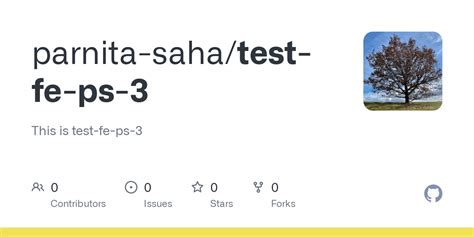GitHub Parnita Saha Test Fe Ps 3 This Is Test Fe Ps 3