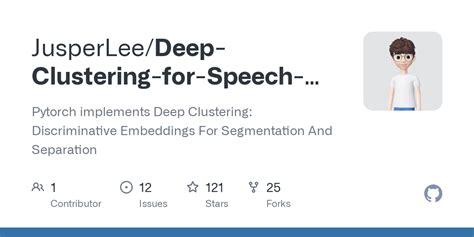 Deep Clustering For Speech Separationtrainerinitpy At Master