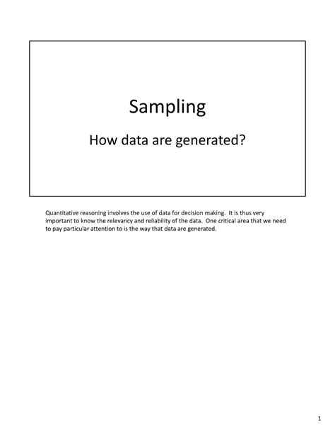 Sampling Warning Tt Undefined Function 32 Quantitative Reasoning Involves The Use Of Data