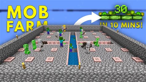 Easiest Mob And Xp Farm For 1 21 Minecraft Bedrock No Spawner Youtube