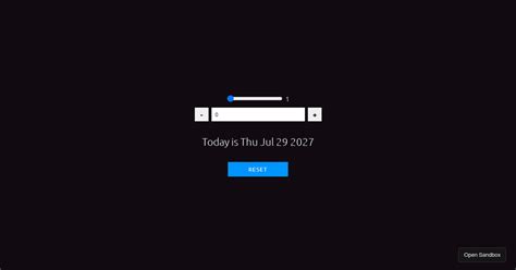 02 Date Counter V2 Codesandbox 02 Date Counter V2 Codesandbox