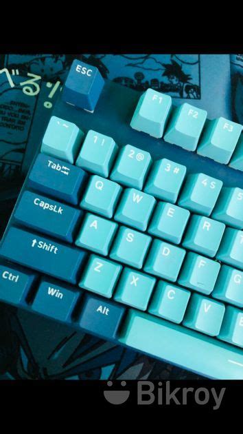 Rapoo V500 Pro Cyan Blue Bestest Quality বিক্রি ভদ্রা Bikroy