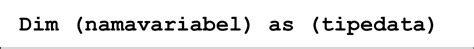 Tipe Tipe Data Dan Variabel Pada Microsoft Visual Basic Net ~ Fikri