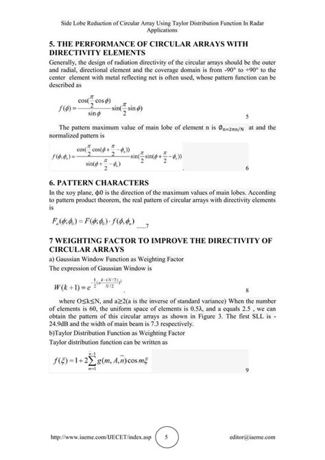 Side Lobe Reduction Of Circular Array Using Taylor Distribution