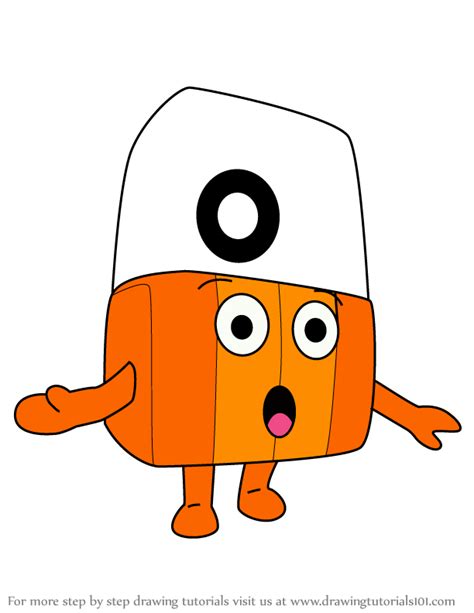 How To Draw O From Alphablocks Alphablocks Step By Step