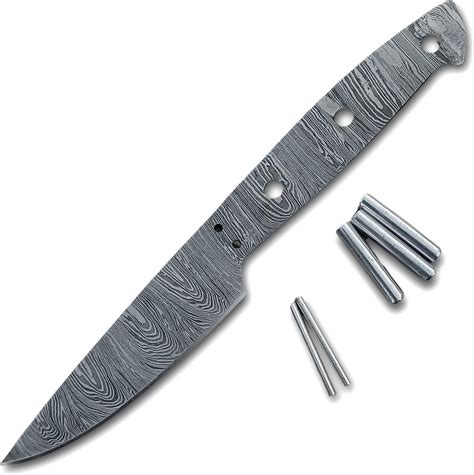 Hawk Knives Damascus Steel Paring Knife Blank For Knife