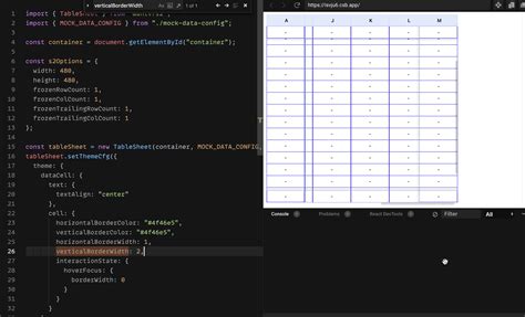 🐛 行列冻结与 `themedatacellcellxxxborderwidth` 一起使用会出现异常 · Issue 1480