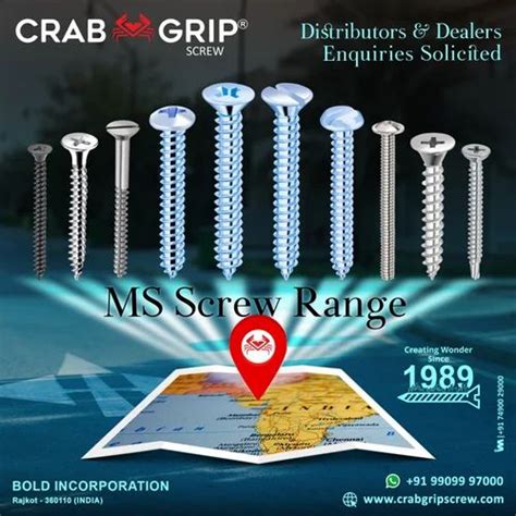 Ms Pan Phillips Self Tapping Pta Screws For Hardware Fitting Size 4 5 Mm At ₹ 0 25 Piece In