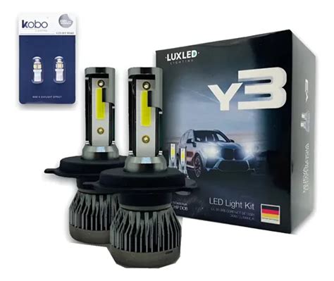 Kit Cree Led H4 Mini Y3 22 000 Lm Ultra Slim Alta Baja T10 H4